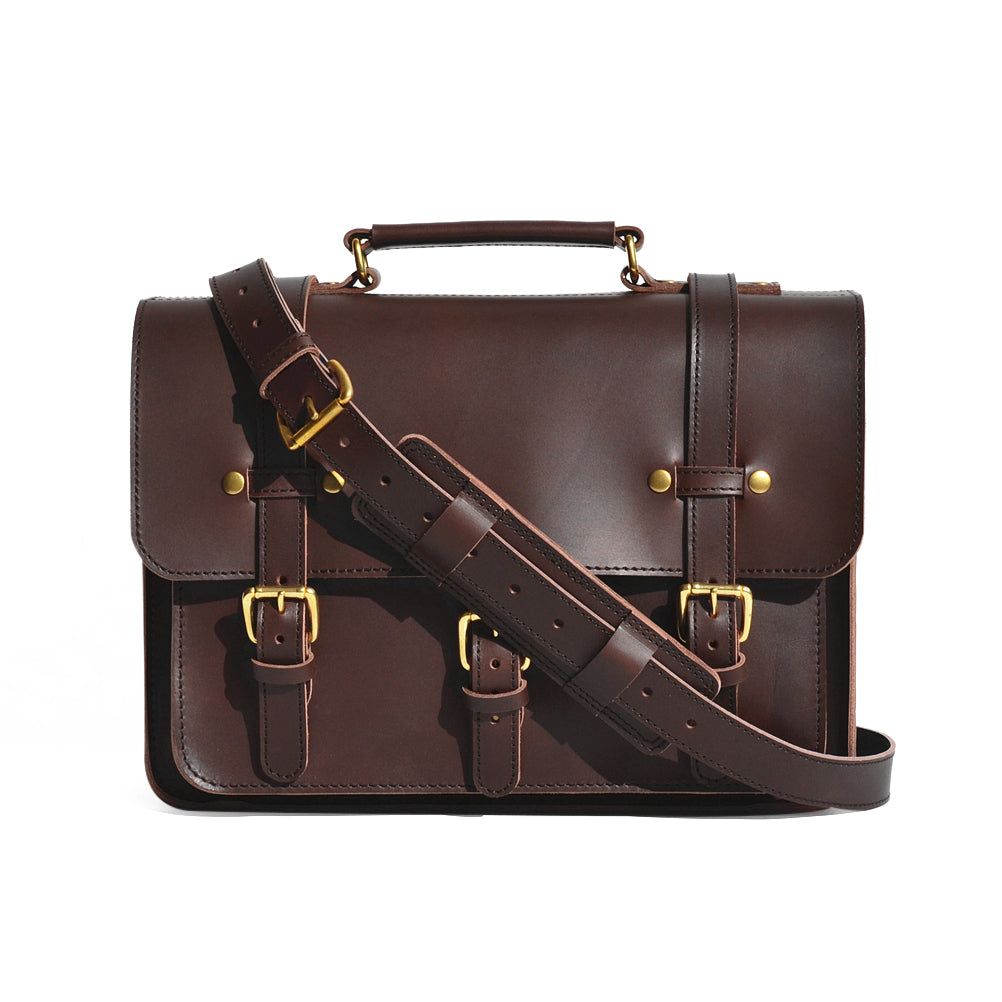 Businessman's Briefcase - Mens Leather Laptop Messenger Bag – Marlondo ...